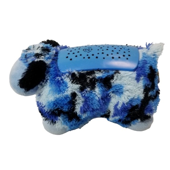 Pillow Pets | Toys | Dream Lites Blue Camo Pillow Pets Dog Plush Star ...